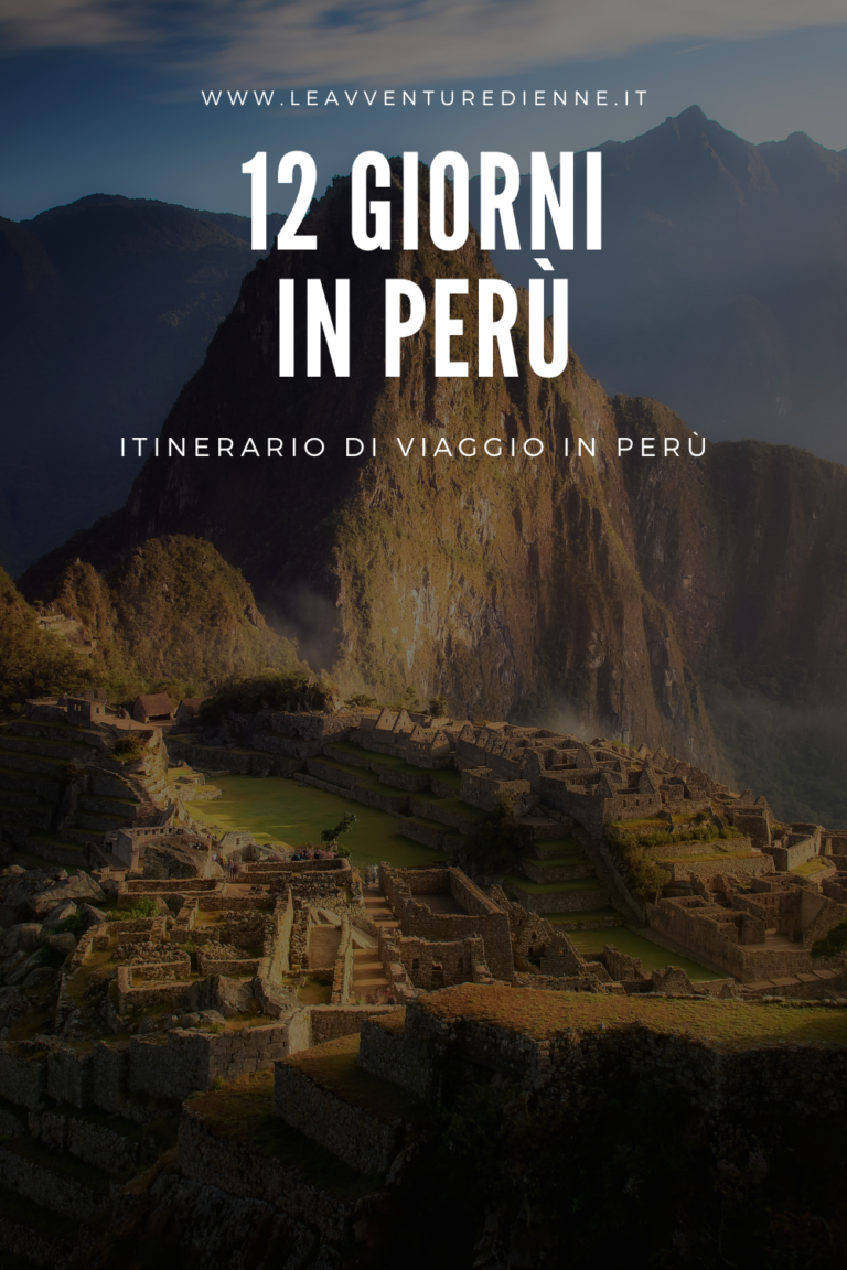 ITINERARIO DI VIAGGIO IN PERÙ